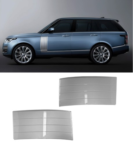 SIDE WING VENTS FACELIFT STYLE SILVER FOR LAND RANGE ROVER VOGUE L405 ...