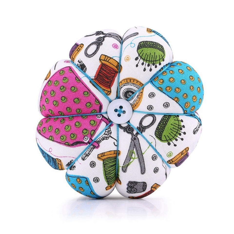 Pumpkin Pin Cushion Wearable Sewing Needle Pad Needle Holder Hand ...