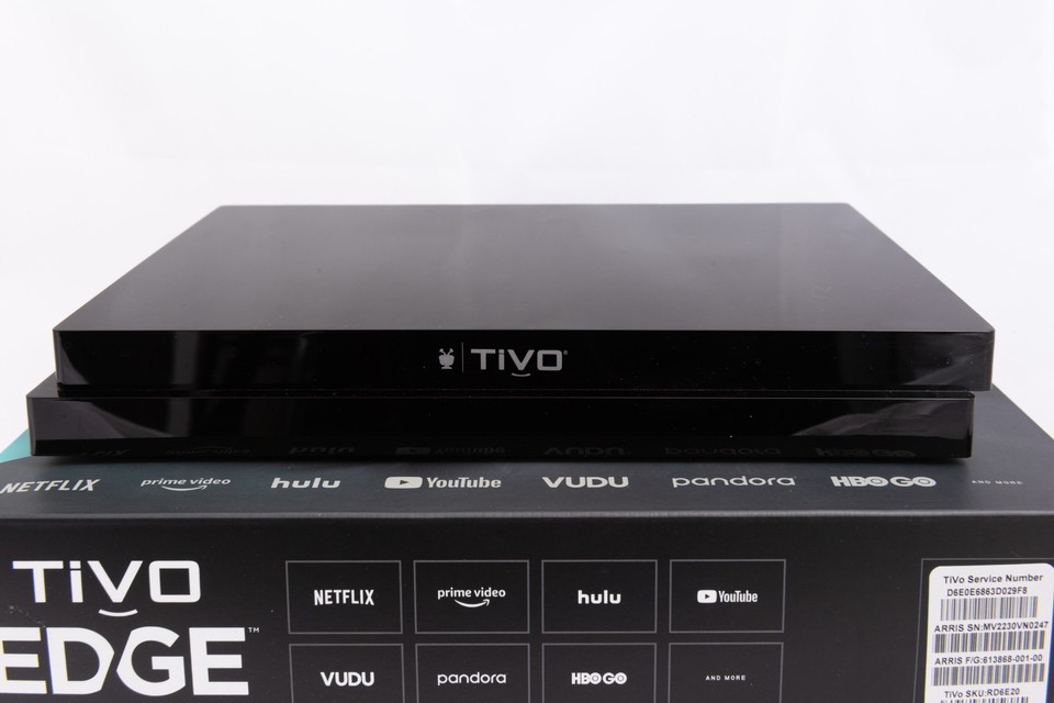 TiVo Edge Lifetime Service DVR 2TB 6 Tuners 4K Dolby Vision Voice ...