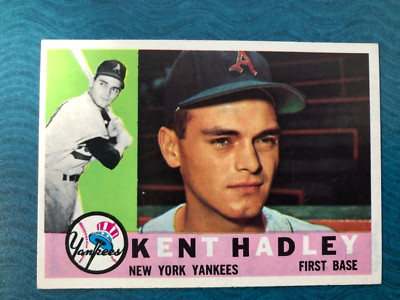 1960 TOPPS BASEBALL CARD KENT HADLEY #102 (NM) | eBay