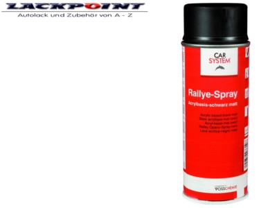 1x 400ml Spray Can 1K Carsystem Rally Black Matte Car Paint Tuning ...