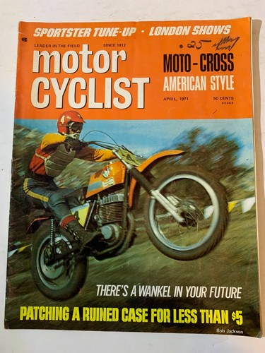 Motor Cyclist Magazine April 1971 Sportster Tune-Up, Honda, Moto-Cross ...