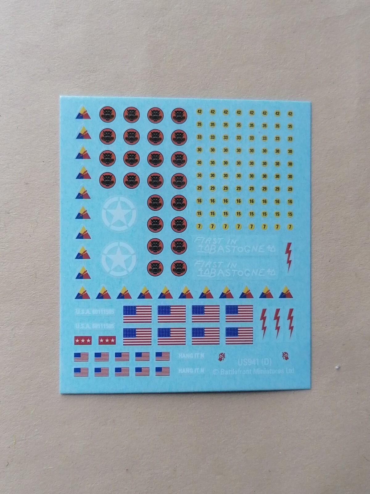 Flames of War Decal Sheets - 15mm Multi-listing | eBay