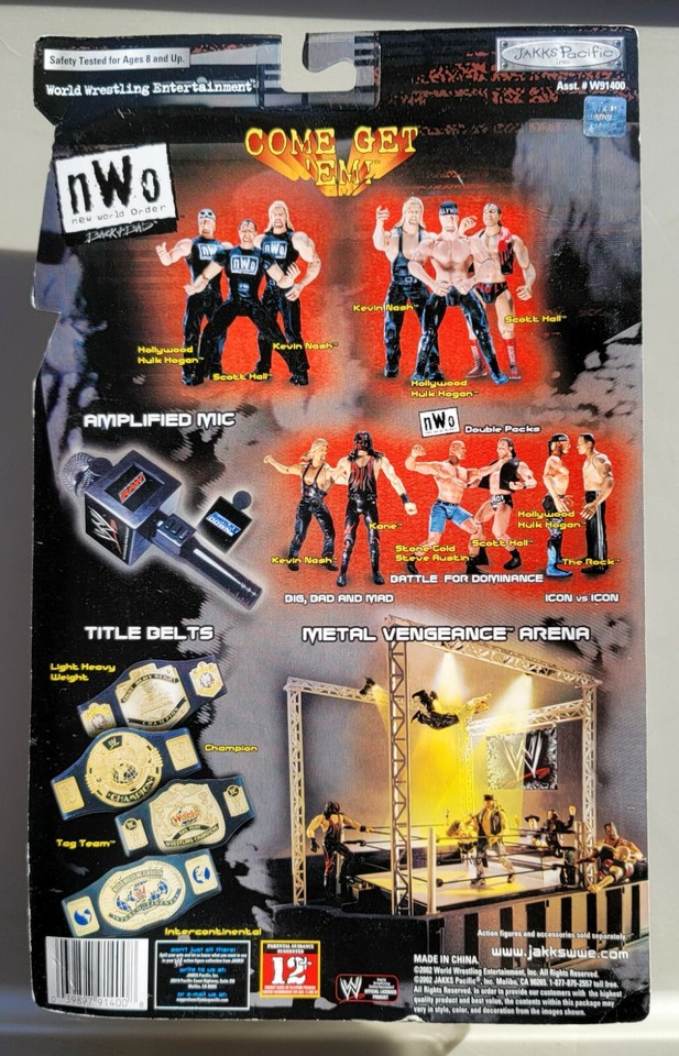 wwe wwf ljn classic superstars new world order back & bad scott hall ...