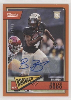 2018 Panini Classics Significant Signatures Orange /25 Bryce Bobo ...