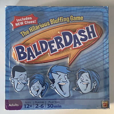 Balderdash The Hilarious Bluffing Game (Mattel) Board Game | eBay