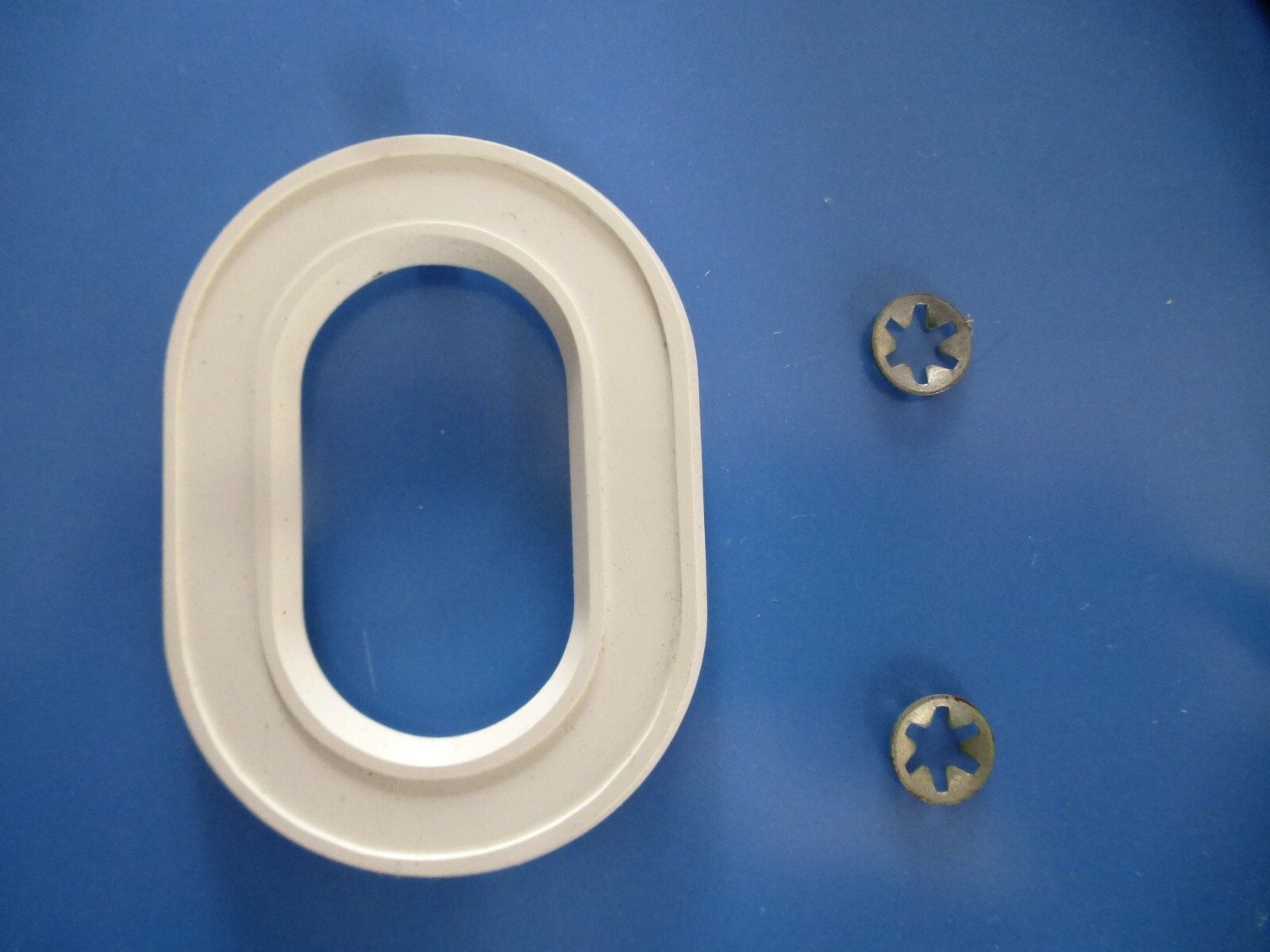 BLUEMELS WHITE PLASTIC NUMBER PLATE 0 DIGIT LETTER NOS CLASSIC Car Bus ...