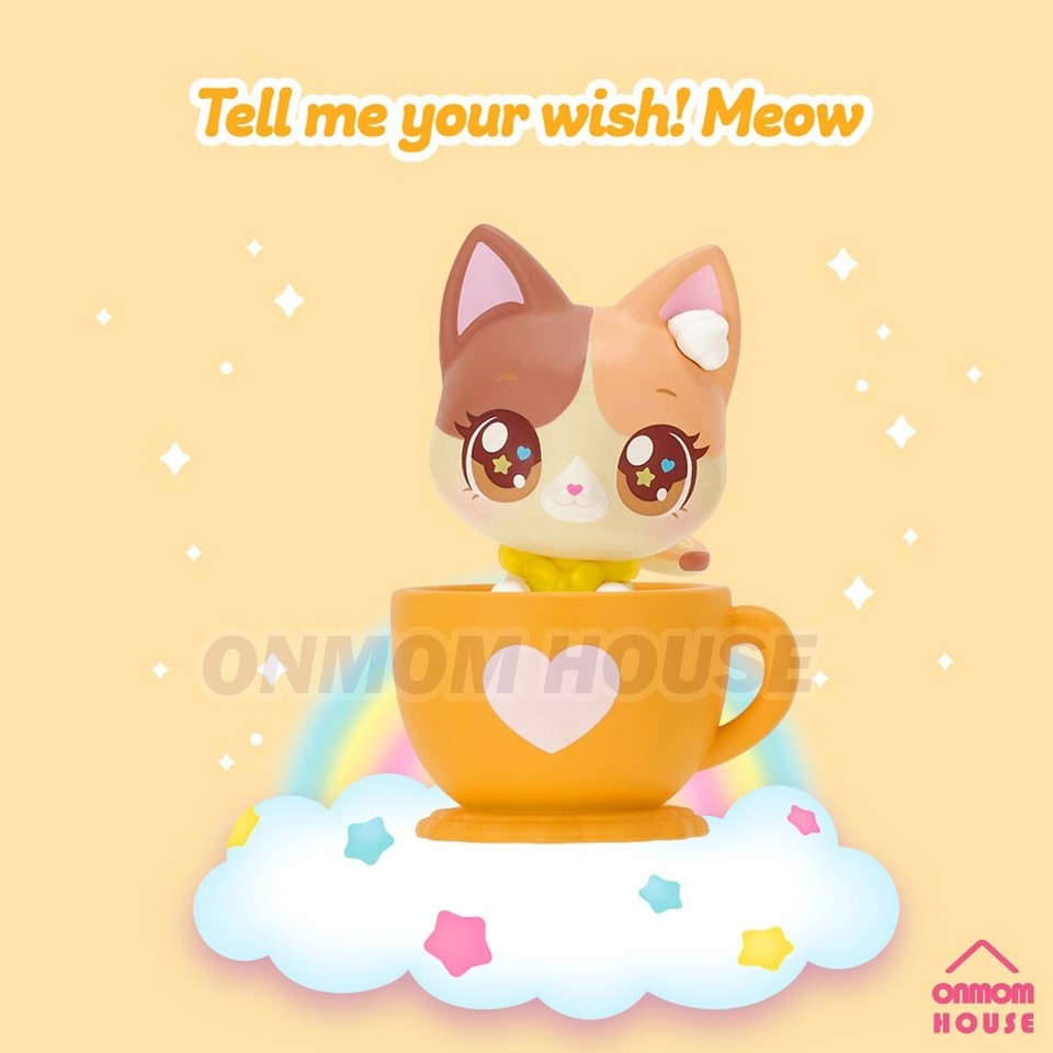 WishCat Figure LATTEMEOW Korean Animation Wish Cat Toy 2024 New | eBay