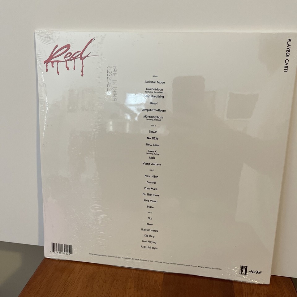 BRAND NEW SEALED - Whole Lotta Red by Playboi Carti Vinyl Record FREE ...