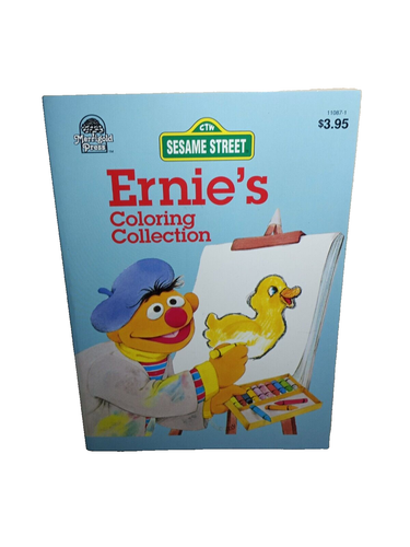 1987 Merrigold Press Sesame Street Ernies Coloring Collection Color ...
