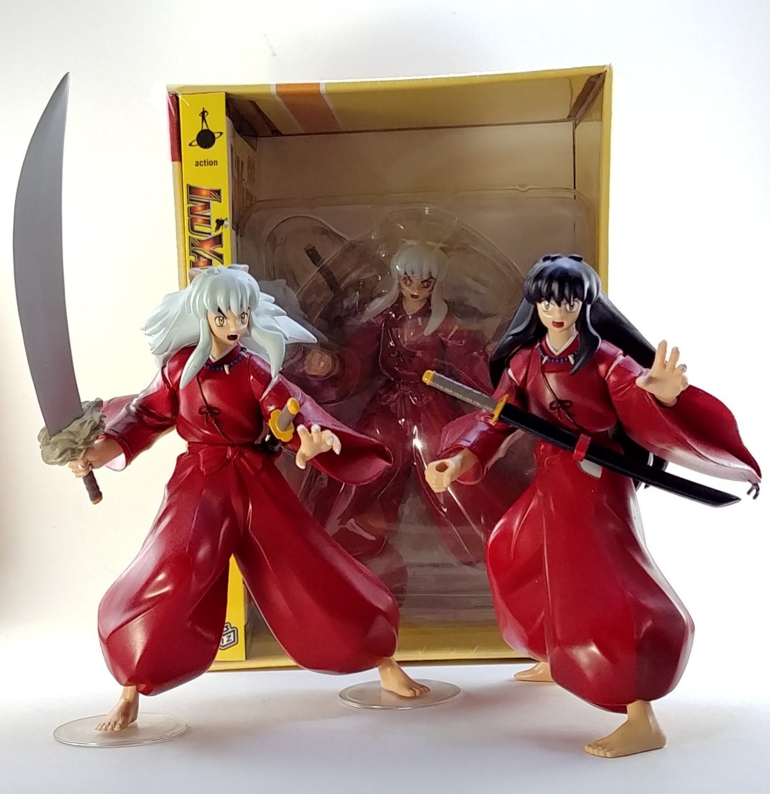3 Inuyasha Figures - Demon form in Manga Box (RARE!), New Moon ...