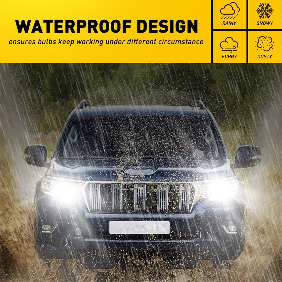 AUXITO H11 H8 9006 9005 H4 9003 LED Headlight Bulb High Low Beam Lamp 40000LM A | eBay