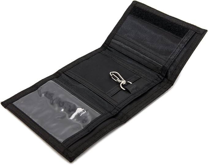 Black Wallet Nylon Trifold Wallets for Menmini Trifold | eBay