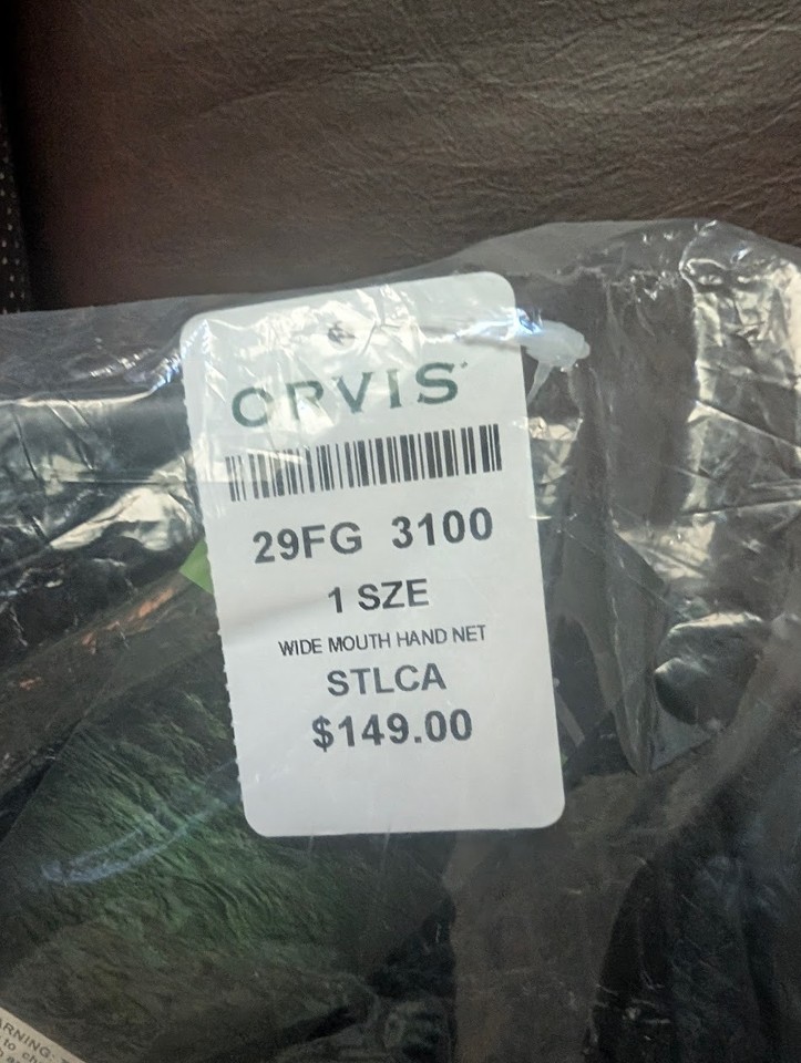 Orvis Wide-Mouth Hand Net BLACK | eBay