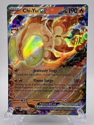 Pokémon TCG Chi-Yu ex Scarlet & Violet - Paldea 040/193 Holo Double ...