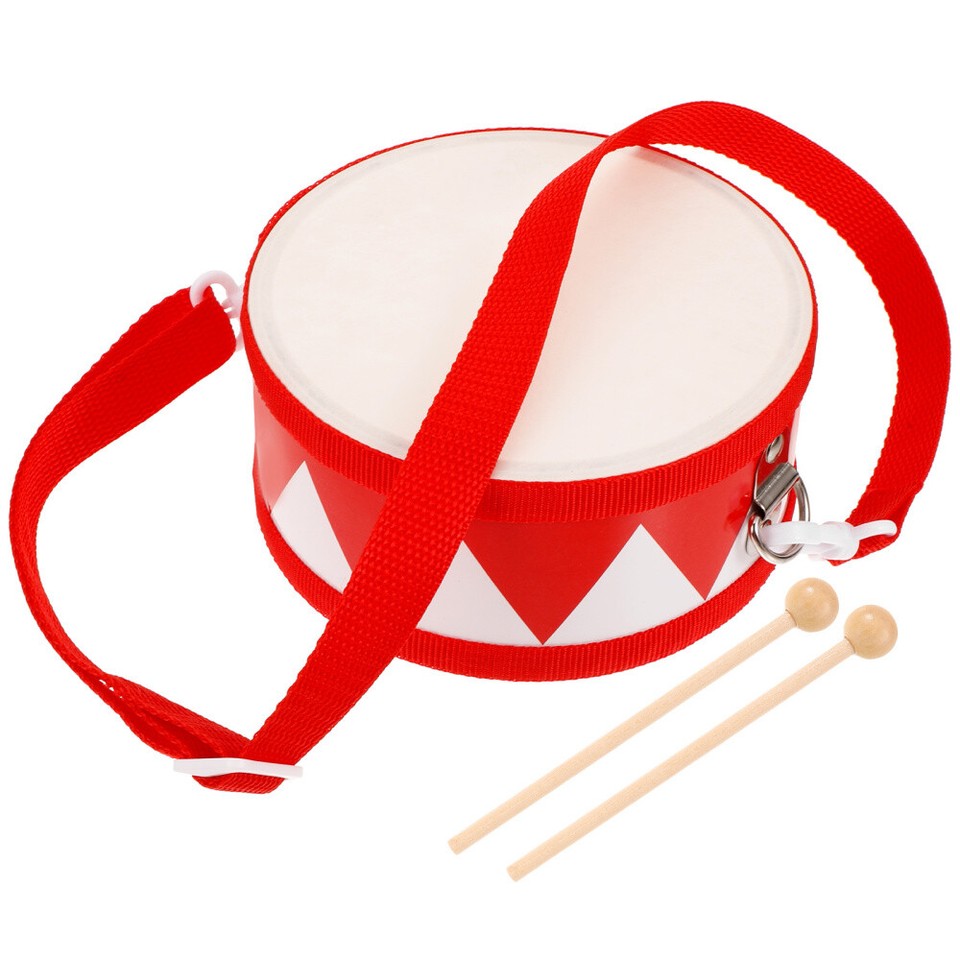 4 Sets Dekorative Snare Drum Doppelseitig Snare Drum Small Snare Drum ...