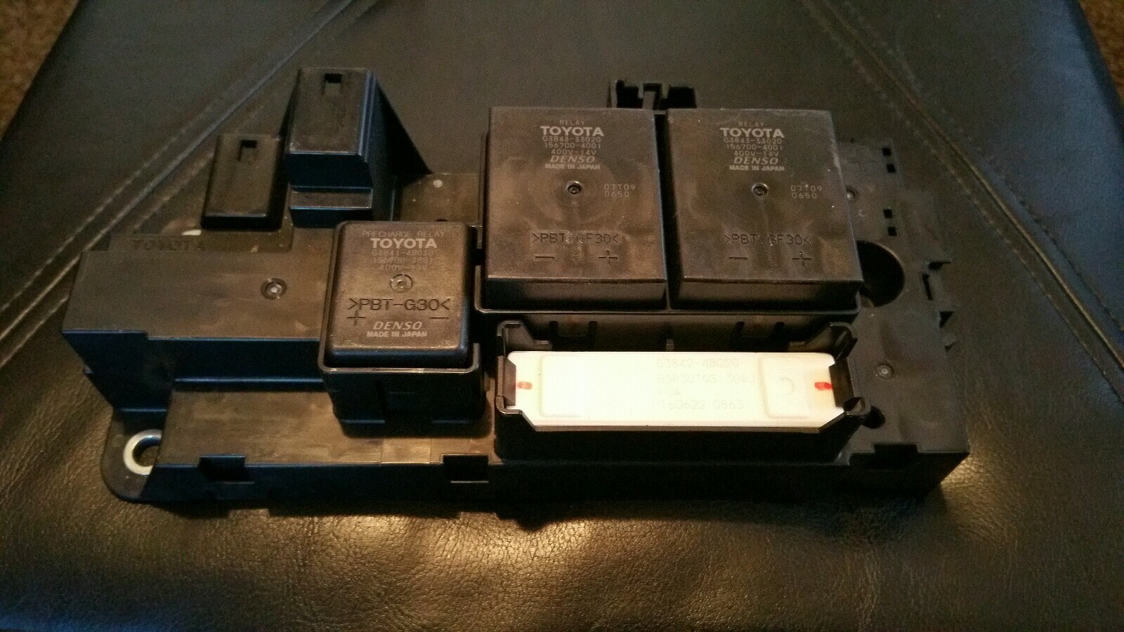 TOYOTA PRIUS C 2012-2015 HYBRID BATTERY RELAY g92z1-33010 And Brackets ...