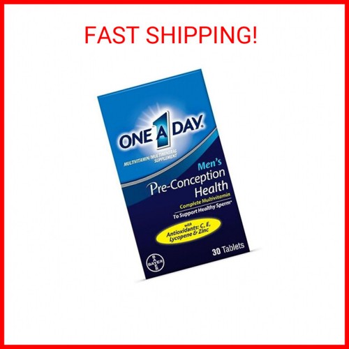 One A Day Men's Pre-Conception Health Multivitamin to Support Healthy ...