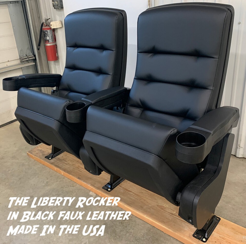 3 NEW MOVIE CINEMA Seats Rocking Home theater seating rocker Made in ...