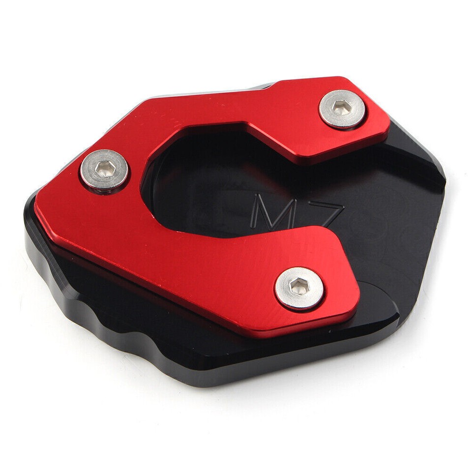 CNC Kickstand Side Stand Extension Pad Plate Fit Yamaha MT-07 FZ-07 ...