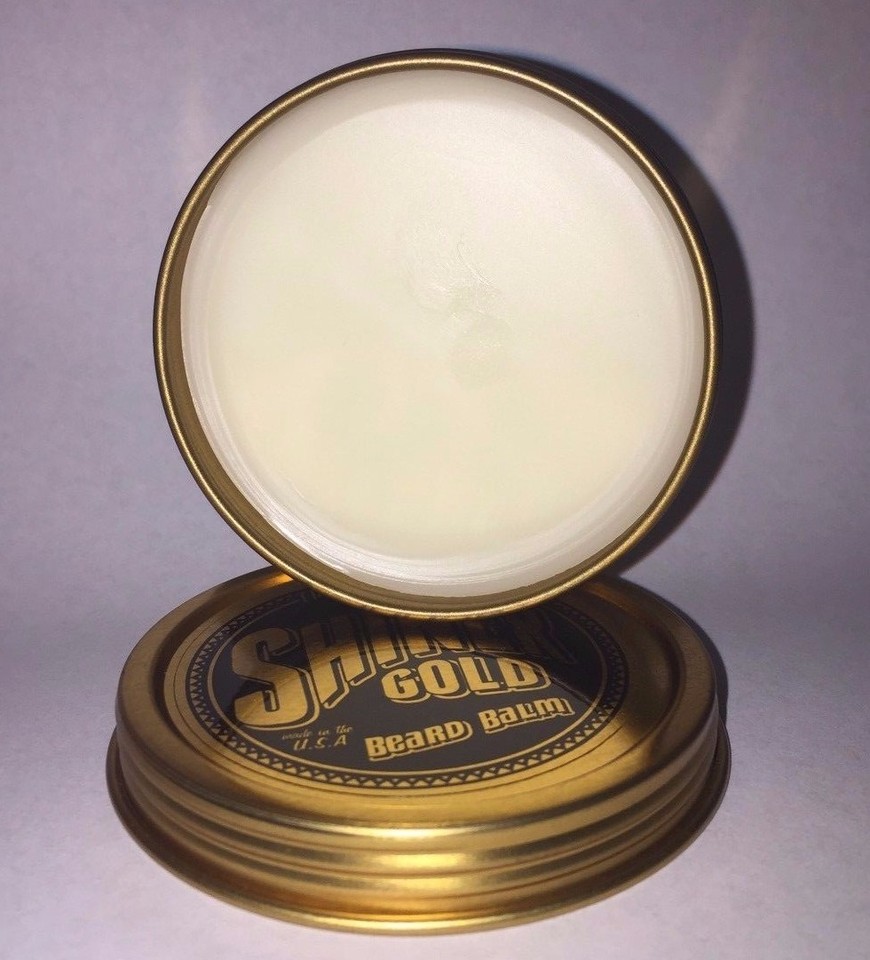Shiner Gold Pomade Beard Balm 1.5 Oz Facial Face Hair Barber Wax Salve ...