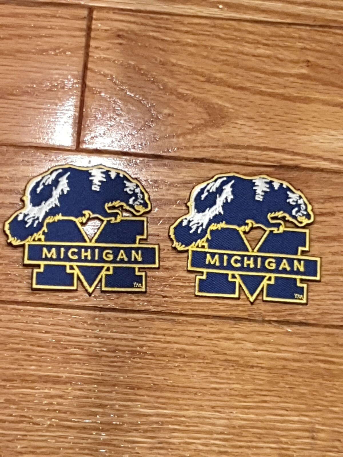 (2) University Of Michigan Wolverines Embroidered Iron On Patches 3”X 2 ...