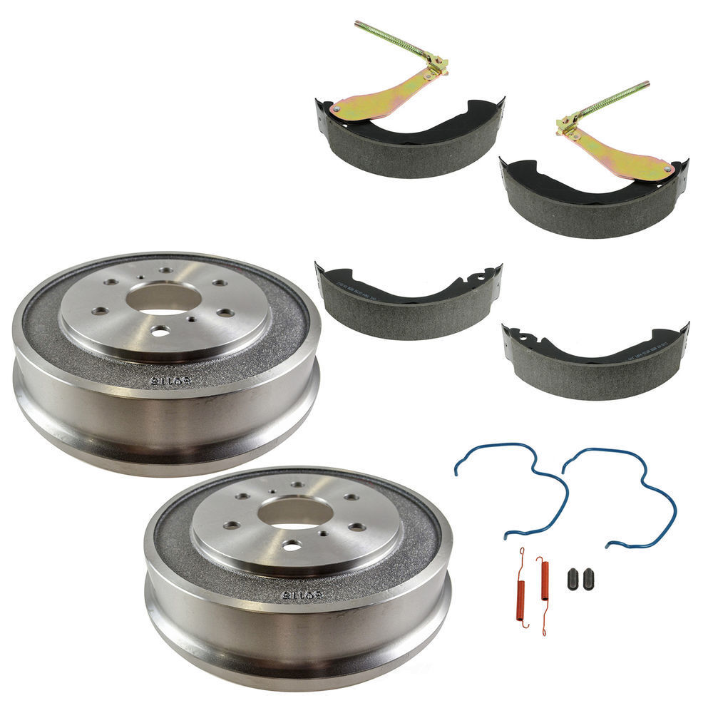 Drum Brake Shoe and Drum Kit-Rear Drum DIY SOLUTIONS BFS00100 for sale ...