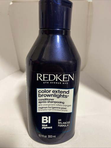 Redken Color Extend Brownlights Blue Toning Conditioner pH Balanced 10. ...