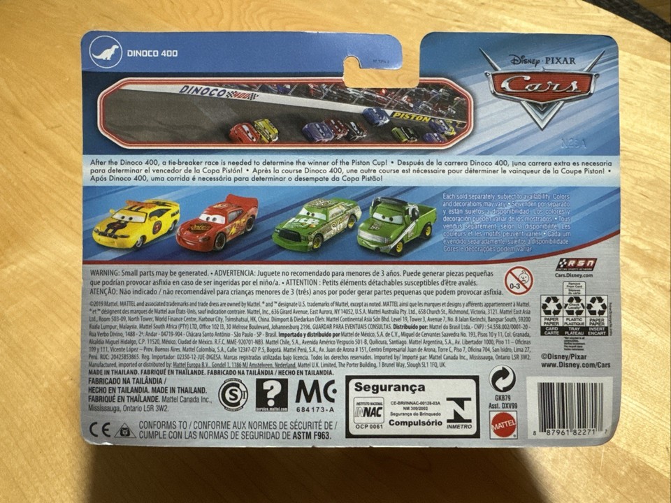 DISNEY PIXAR CARS CHICK HICKS AND CHIEF DINOCO 400 MATTEL 2019!! | eBay