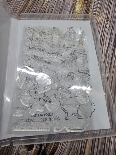 Stampin' Up! EASTER BUNNY Stamp Set & Punch New Eggs Carrot Rabbit ...