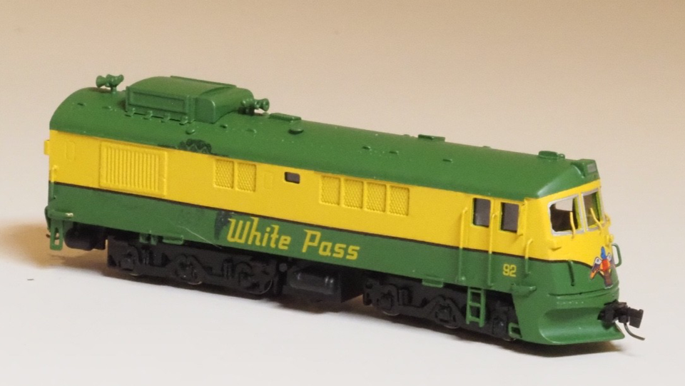 Brass Westmodel White Pass & Yukon Route GE Class 90 Diesel Gauge Nn3 Z ...