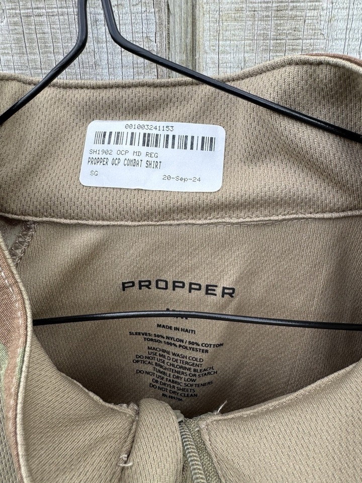 Propper® OCP Multicam Combat Shirt Lightweight Breathable Tactical | eBay