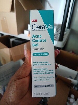 CeraVe Salicylic Acid Acne Treatment Control Gel - 1.35oz | eBay