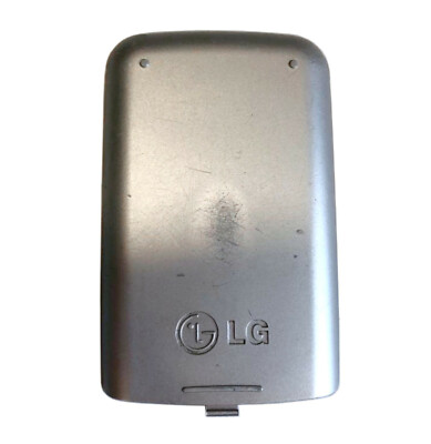 GENUINE LG AX275 BATTERY COVER Door SILVER flip cell phone back panel ...