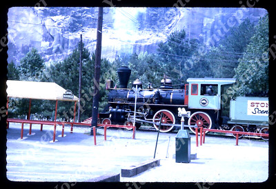sl73 Original slide 1965 Stone Mountain Railroad train 837a | eBay