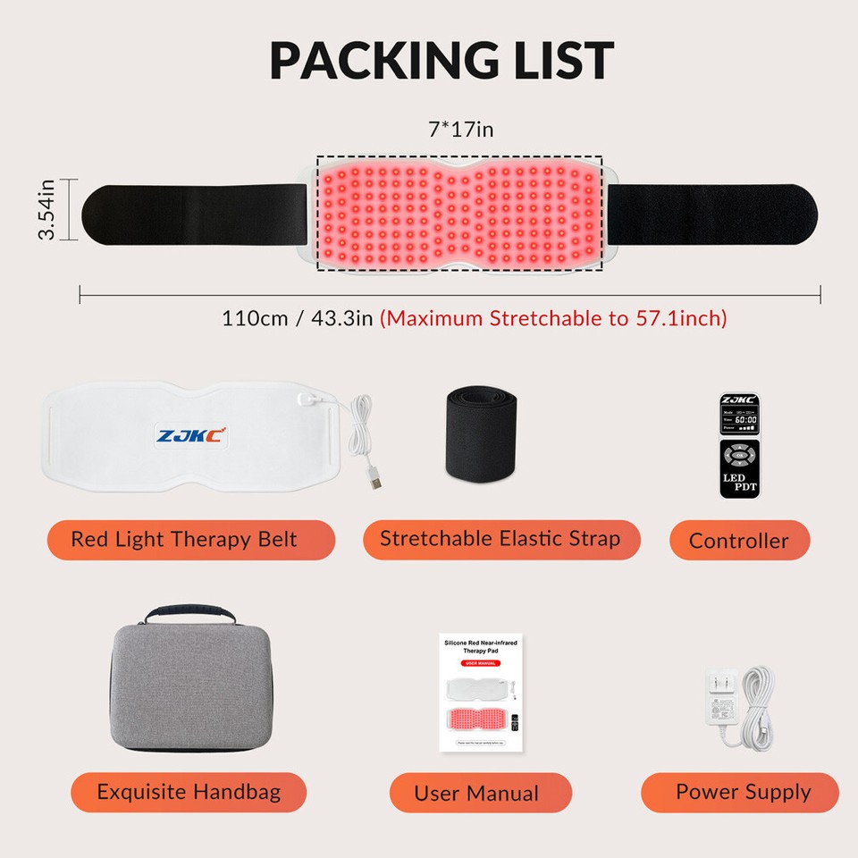 660nm 850nm 940nm Red Infrared Light Therapy Devices Heating Pad for ...