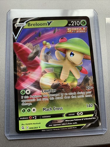 Ultra Rare Breloom V 006/264 Fusion Strike - Pokemon TCG - NM/M | eBay