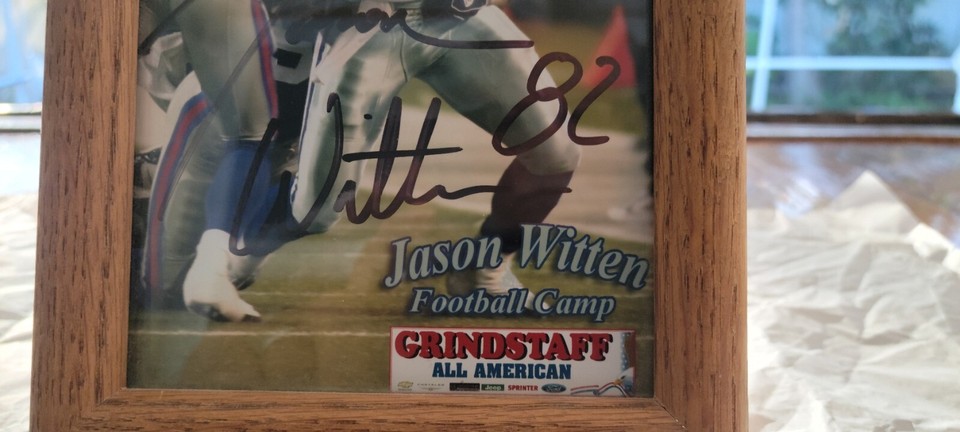 Jason Witten Grindstaff All American Football Camp Autographed Photo ...