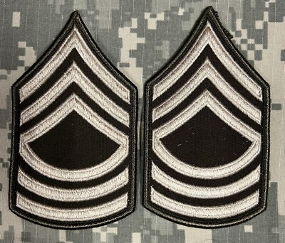U.S. Army AGSU Master Sergeant MSG/E8 Chevron Sew On Rank Female | eBay