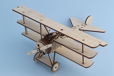 Fokker DR1 1:24 scale , model kit, Red Baron triplane 425/17, vintage ...