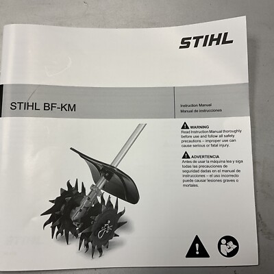 Stihl BF- KM Cultivator Attachment Instruction Manual | eBay