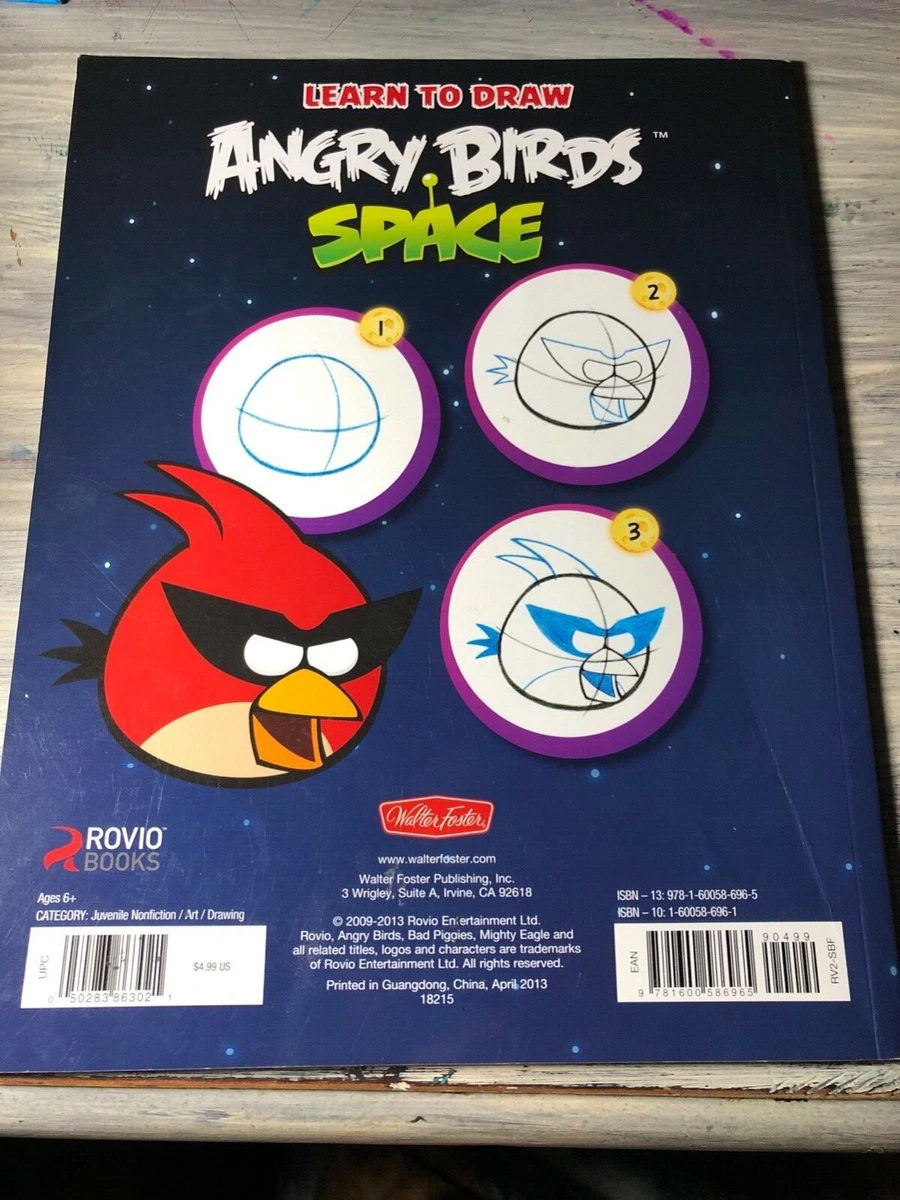 Angry Bird Space Drawing