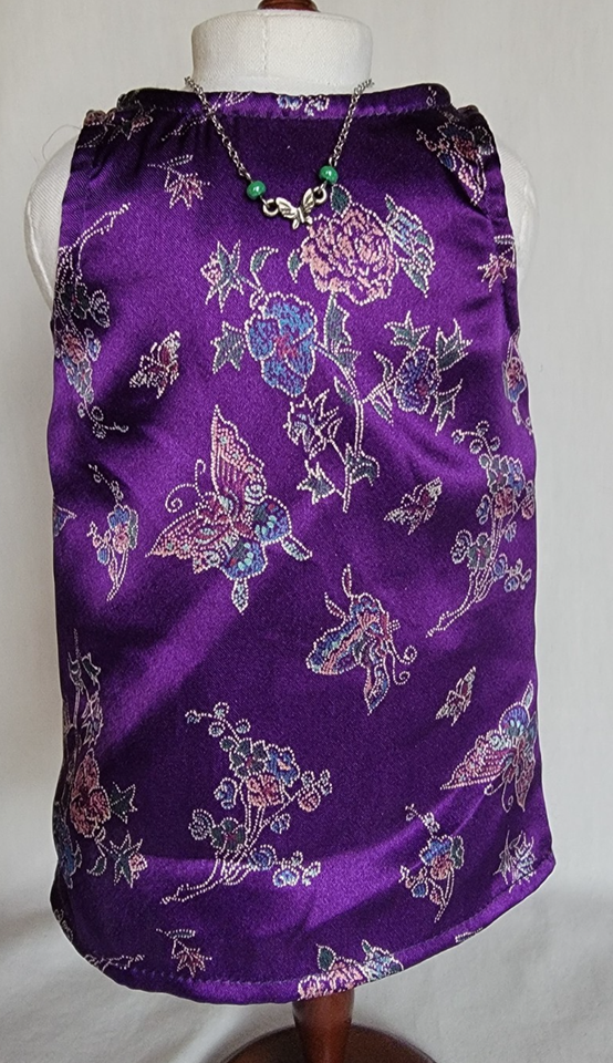 American Girl Karaoke Pop Star Outfit - Purple Butterfly Dress And ...