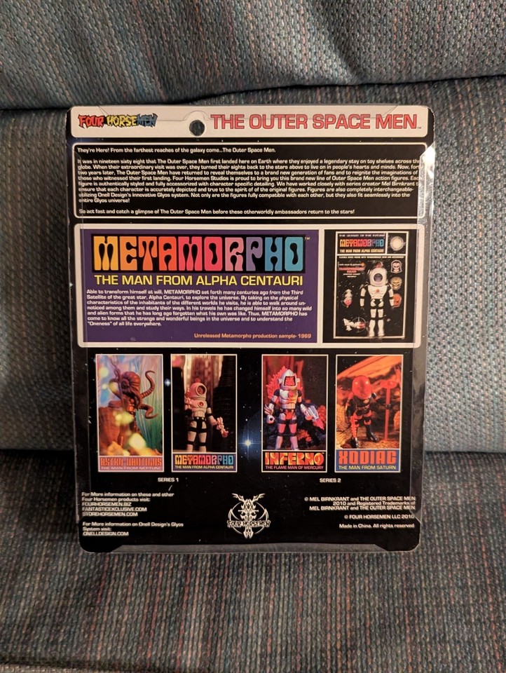 Four Horsemen 2010 Outer Space Men Metamorpho from Alpha Centauri Signed Rare | eBay
