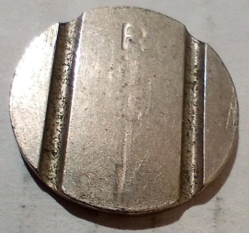 RTT Center Telephone Token Belgium Slotted Grooved Phone Coin | eBay