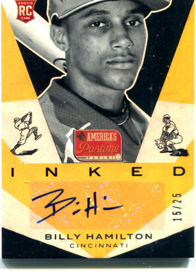 Billy Hamilton 2013 Panini America's Pastime Autographed Card #15/25 | eBay