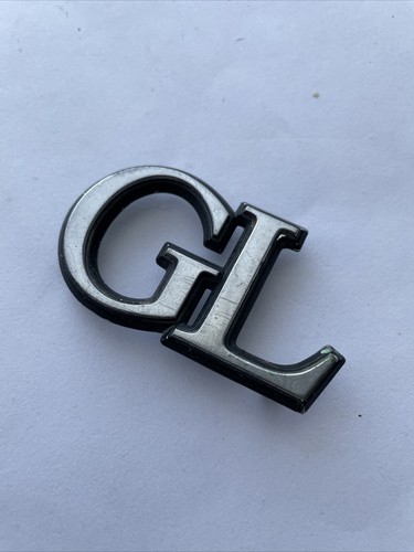 Old Car ' GL ' Badge, Emblem, Genuine & Original. Free Post! | eBay ...