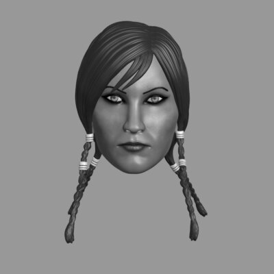 Satele Shan Jedi Order Grand Master custom head use with Star Wars ...