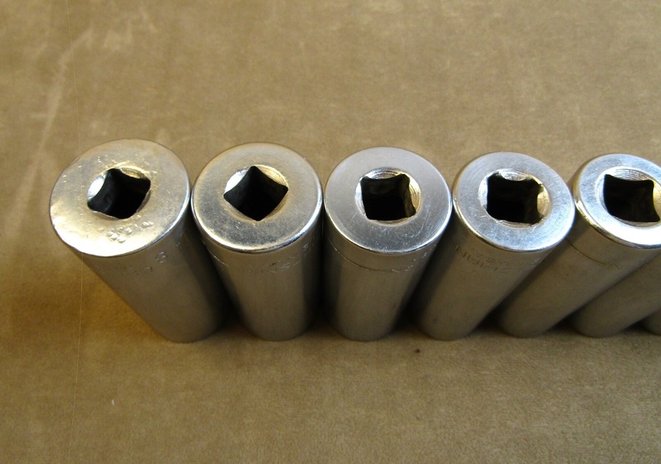 NICE! VINTAGE CRAFTSMAN USA -V- SERIES 1/2'' DRIVE DEEP WELL 12 POINT ...