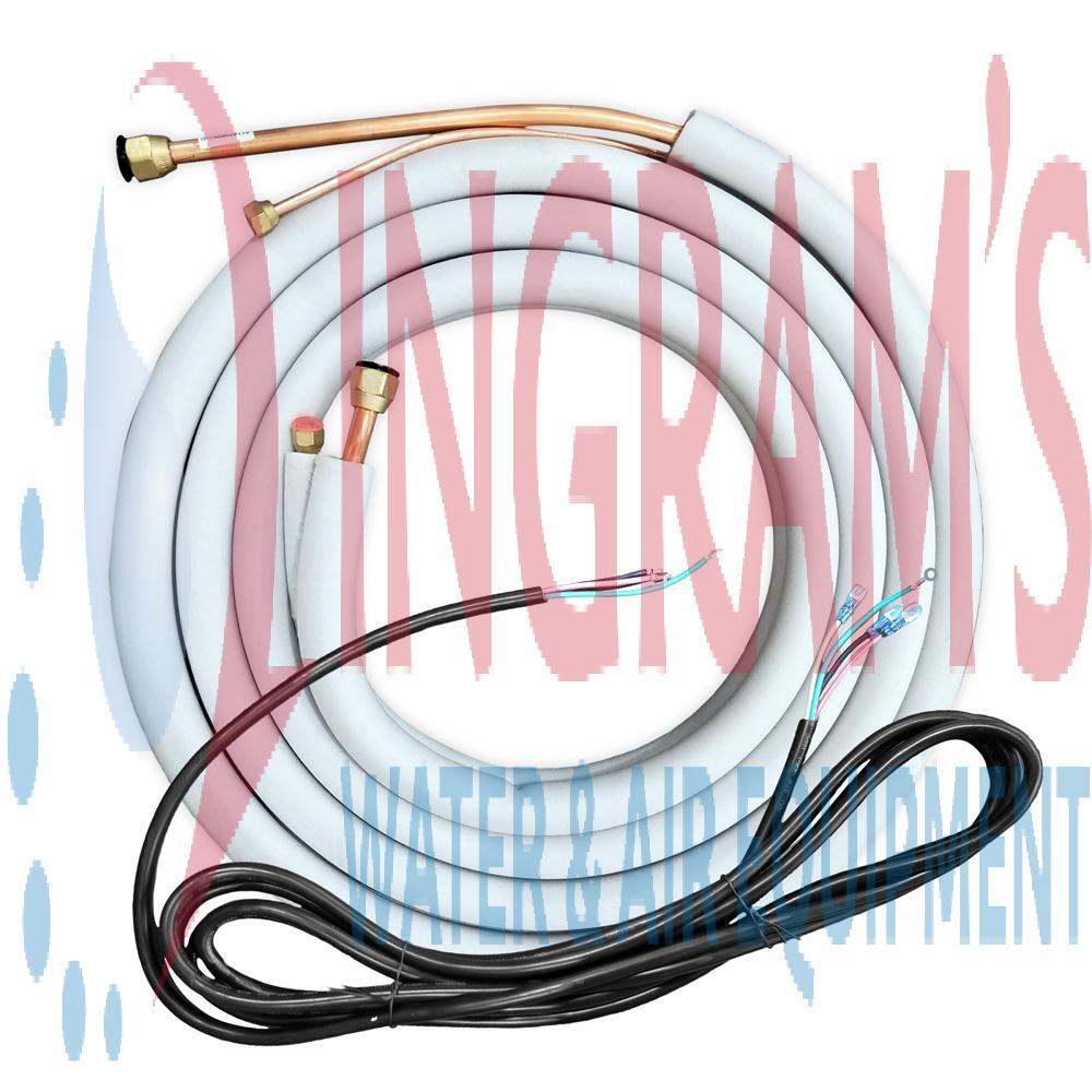 3/8" x 5/8" MrCool DIY Ductless Split System Line Set with Control Wire ...